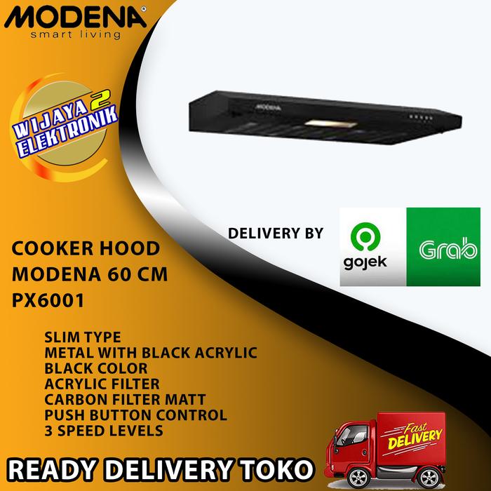 Jual COOKER HOOD 60 CM MODENA PX6001 / EXHAUST MODENA PX6001 - Kota ...