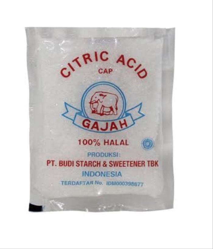 Jual CITRIC ACID CAP GAJAH 50GR SITRUN CITRUN ASAM SITRAT - Jakarta ...