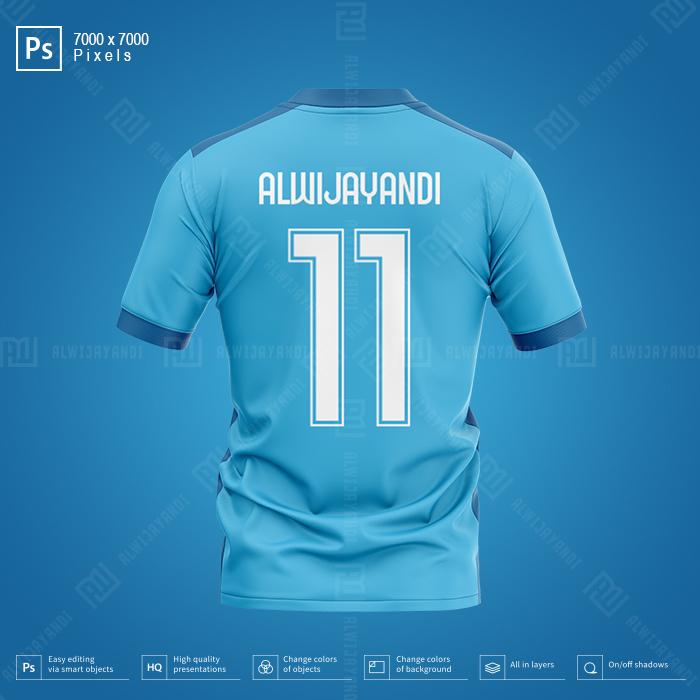 Jual MOCKUP JERSEY HANLEY KANCING 2 - RESOLUSI 6000x6000 Pixels (BACK ...