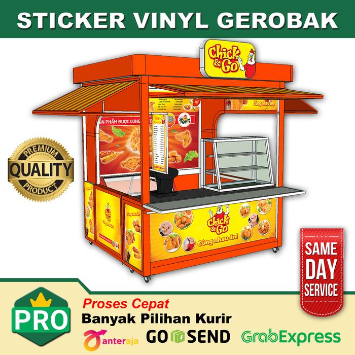Jual STICKER VINYL UNTUK GEROBAK - Jakarta Timur - prismacom printing ...