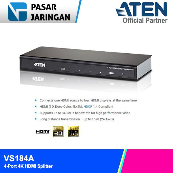 Jual ATEN VS184A 4-Port 4K HDMI Splitter - Jakarta Pusat - Pasar ...