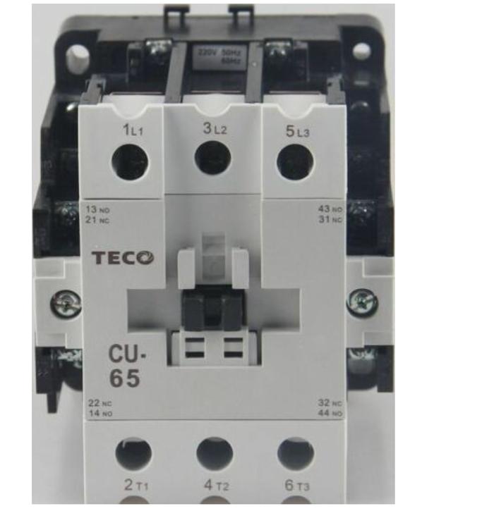 Jual Kontaktor / Magnetic Contactor CU-65 CU 65 CU65 Teco 110V 220V ...