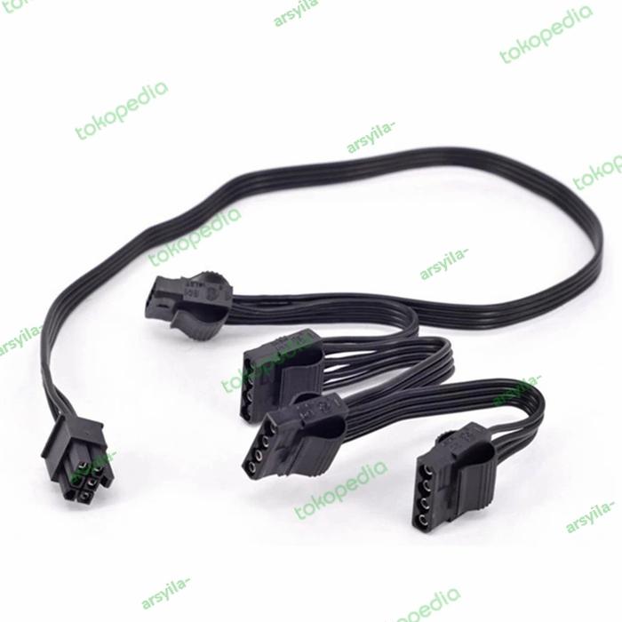 Jual kabel modular 6 pin to molex 4 cabang psu corsair - Kota Bandung ...