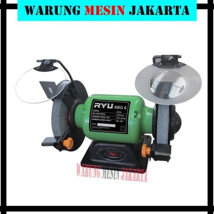 Jual Mesin Gerinda Duduk 6 Inch / RYU RBG 6 / Gurinda Duduk / Bench ...
