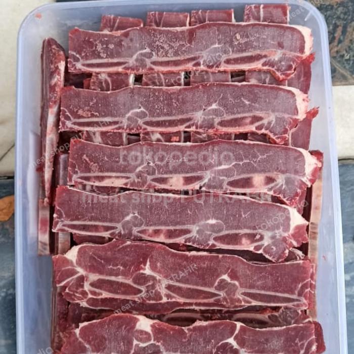 Jual Daging Iga Sapi Impor Australia/Iga Bakar Daging Tebal Premium 1kg ...