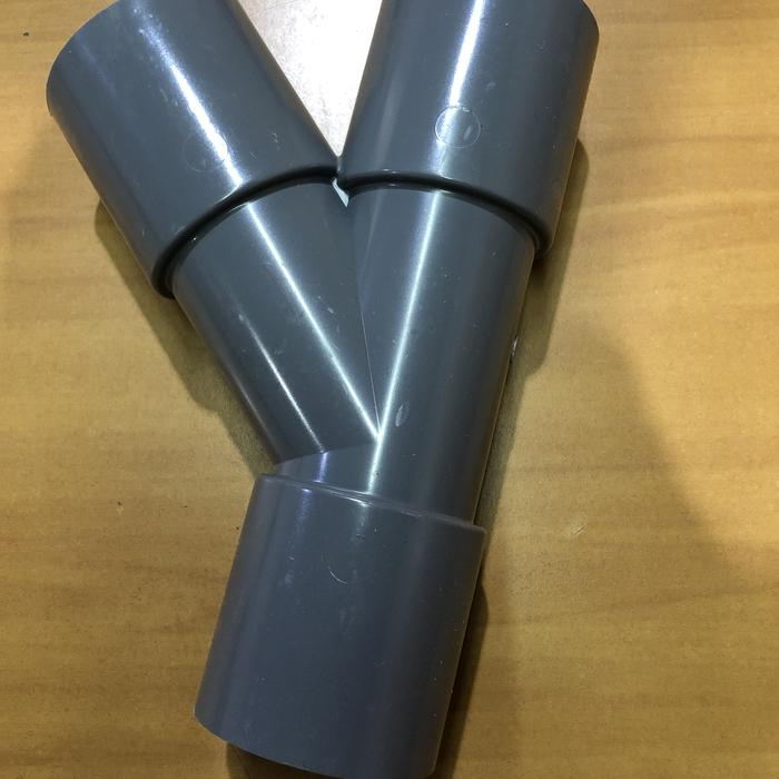 Jual TY 45 Derajat AW 2 " Y Tee Y AW 2 Inch PVC Rucika - Jakarta Pusat ...