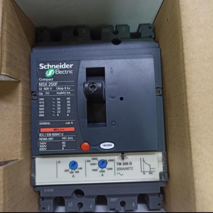 Jual MCCB Schneider NSX 250F 3P 200A - Jakarta Pusat - Market Sinar Elektrik | Tokopedia