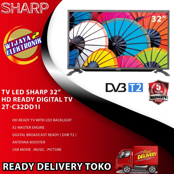 Jual TV LED 32 INCH SHARP 2T-C32DD1I DIGITAL TV - Kota Tangerang ...
