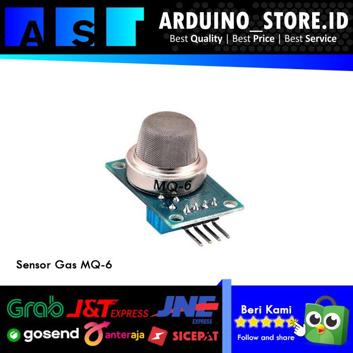 Jual MODULE MQ-6 SENSOR GAS BUTANE & PROPANE LPG FOR ARDUINO - Kota ...