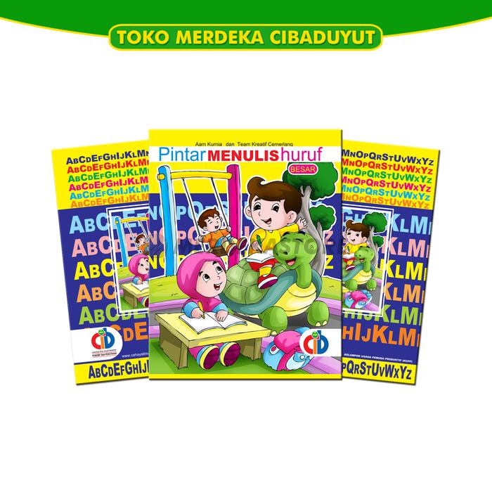 Promo Pintar Menulis Huruf Besar | Buku Belajar Menebalkan Abjad ...