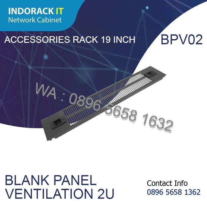 Jual Blank Panel Ventilation 2U BPV02 - Jakarta Pusat - INDORACK IT ...