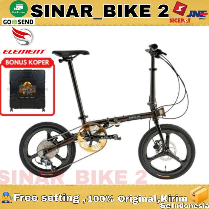 Jual Sepeda Lipat ELEMENT TROY X 10 Dark Titan, Carbon, Chromoly X 10 ...