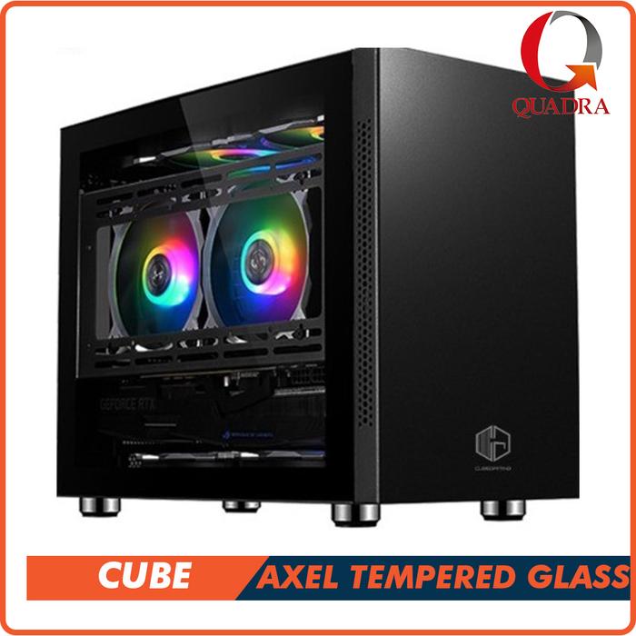 Jual CASING CUBE GAMING AXEL GLASS V2 - Kab. Banyumas - QUADRA COMPUTER ...