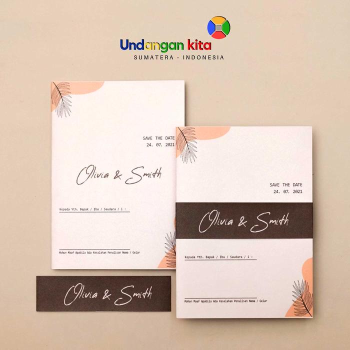 Contoh Undangan Pernikahan Orange Orange Lemon Design Studio