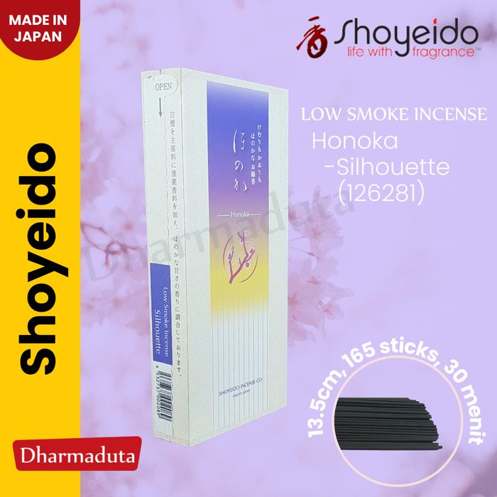 Jual Shoyeido Low Smoke Honoka Silhouette 13,5cm Incense Hio Dupa ...