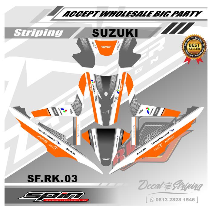 Jual Sticker Decal Full Body Motor Spin 125 R. SF.RK.03 - 9 - Kab ...