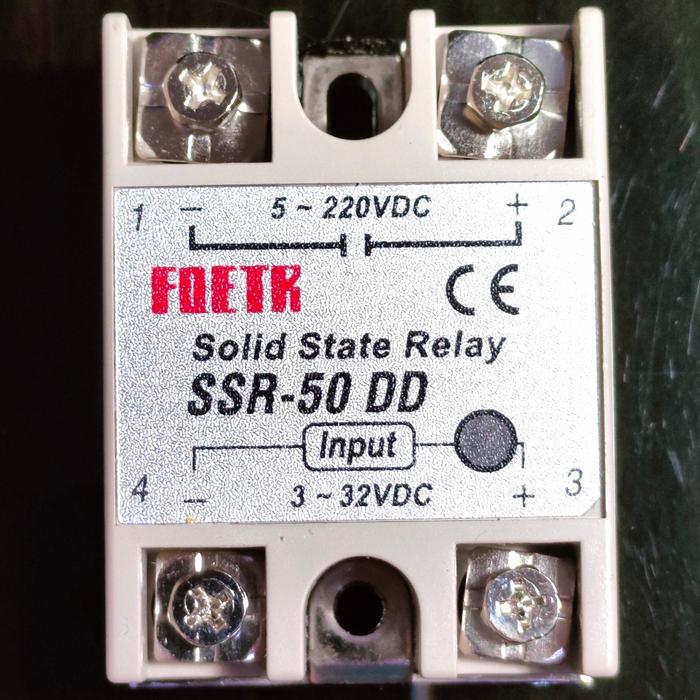 Jual SSR DC Solid State relay 50A DC-DC Fotek SSR-50DD Mosfet 5~200V DC 50A - Kota Bekasi ...