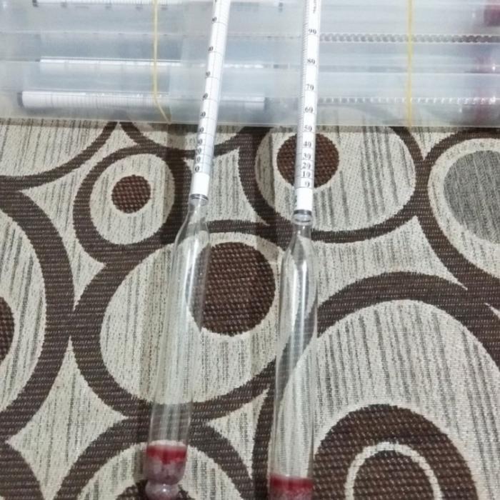 Jual Alkoholmeter Alcoholmeter Richter Plus Gelas Ukur 1L - Kota Bekasi ...