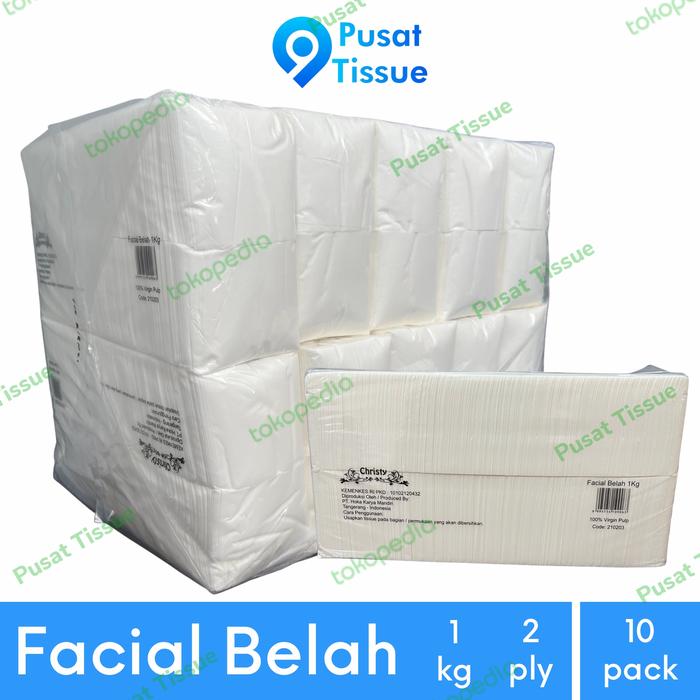 Promo 1 BAL Facial Tissue Pop Up 2ply 1kg / Tissue Wajah Belah Kiloan ...