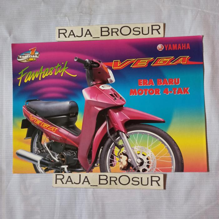 Jual Poster brosur katalog flyer jadul lawas Yamaha Vega 1999 - Kab. Langkat - RajaBrosur ...