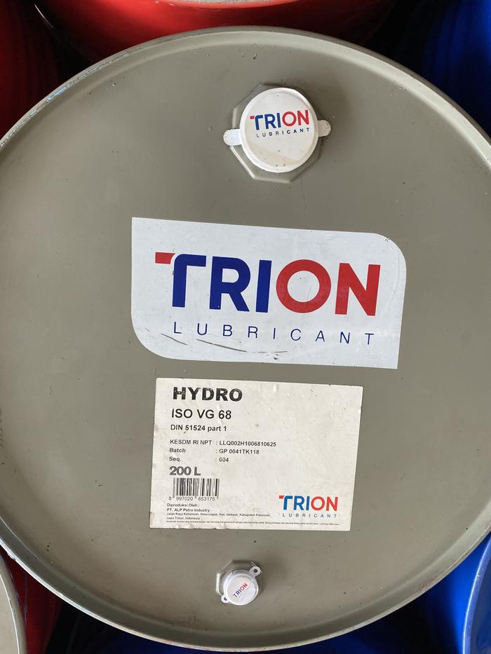 Jual Oli Hidrolik TRION ISO VG 68 - Kab. Tangerang - Benteng Oli | Tokopedia