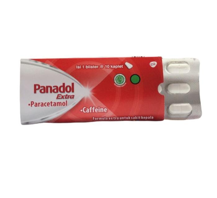 Jual PANADOL MERAH TABLET @10 PARACETAMOL & CAFFEINE - SAKIT KEPALA ...