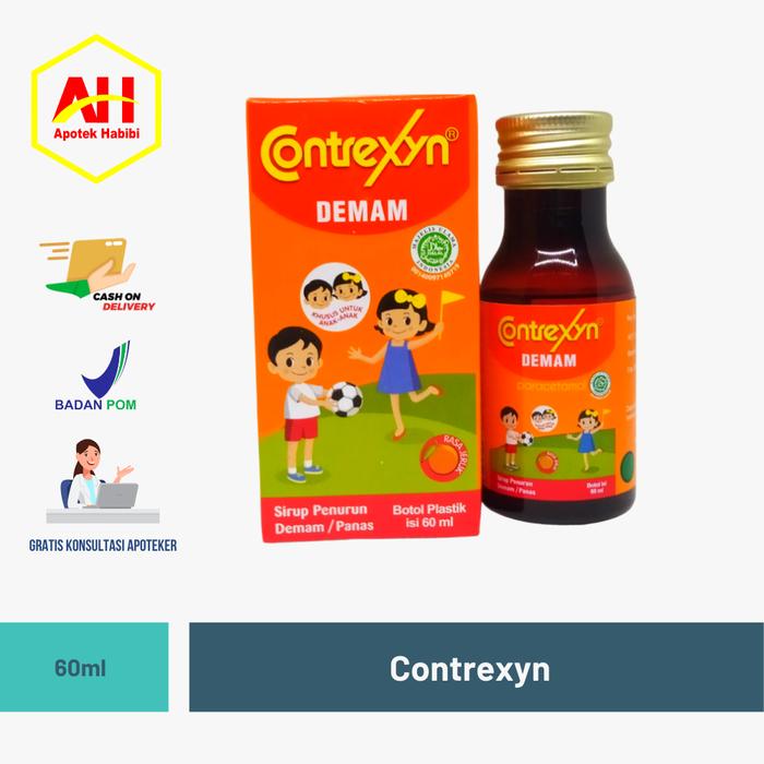Jual CONTREXYN KONTREKSIN SIRUP DEMAM ANAK RASA JERUK 60 ML - Kab ...