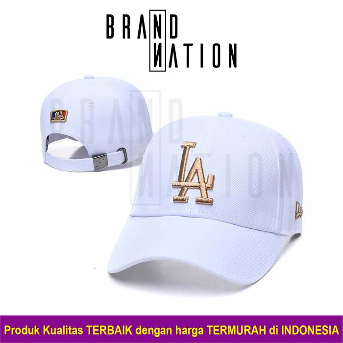 Jual Topi Baseball LA Los Angeles WHITE GOLD 9FORTY MLB Cap - Jakarta ...
