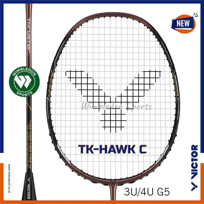 Jual Raket Badminton Victor Thruster K Hawk C / Raket Victor TK-Hawk C ...