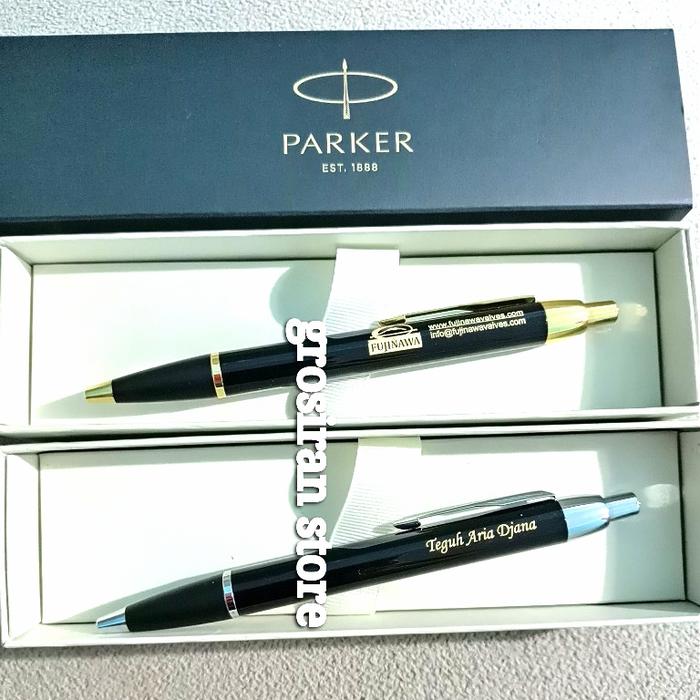 Jual pulpen parker original custom logo nama grafir laser kado ukir ...