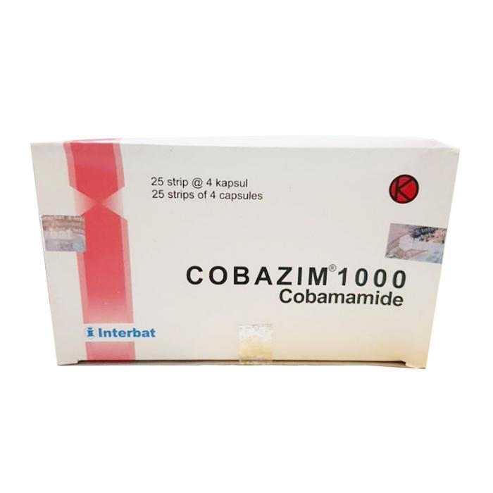 Jual COBAZIM 1000 MG 1 STRIP 1 TABLET / ANEMIA / VITAMIN B12 - Jakarta ...