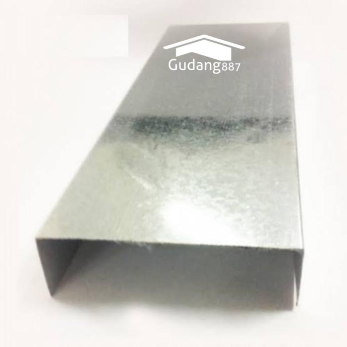 Jual U Runner 76 / Penutup Metal Stud / Rangka Partisi 0,4mm - Kota ...