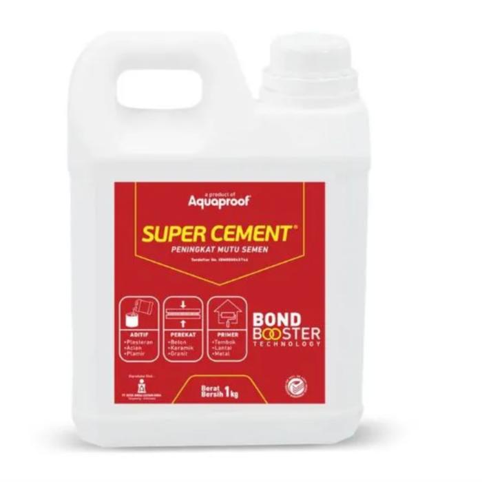 Jual SUPER CEMENT 1KG / SUPERCEMENT CAMPURAN 1 Kg Aquaproof PENGERAS ...