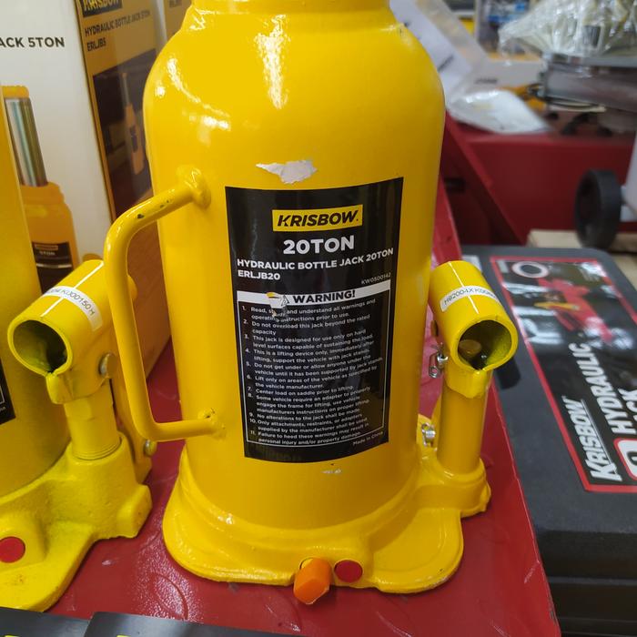 Jual KRISBOW Dongkrak Botol 20 Ton / HYDRAULIC BOTTLE JACK 20 TON ...