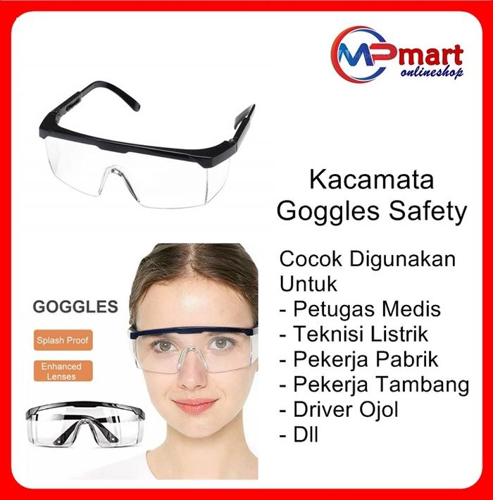 Jual Kacamata Safety Goggles Alat Pelindung Diri Kaca Mata Kerja Google ...