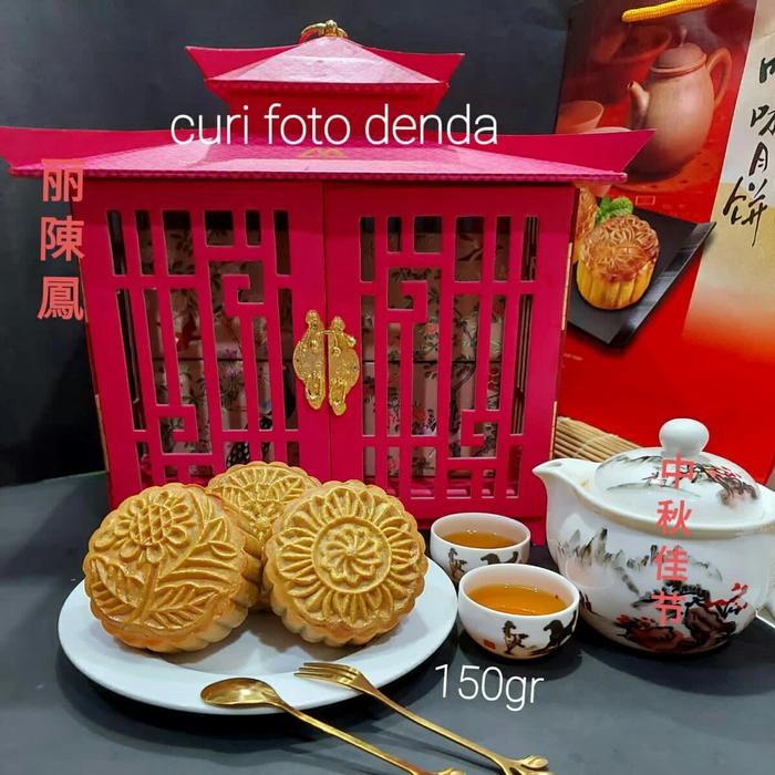 Jual READY HALAL mooncake moon cake kue bulan tausa durian pandan telor ...