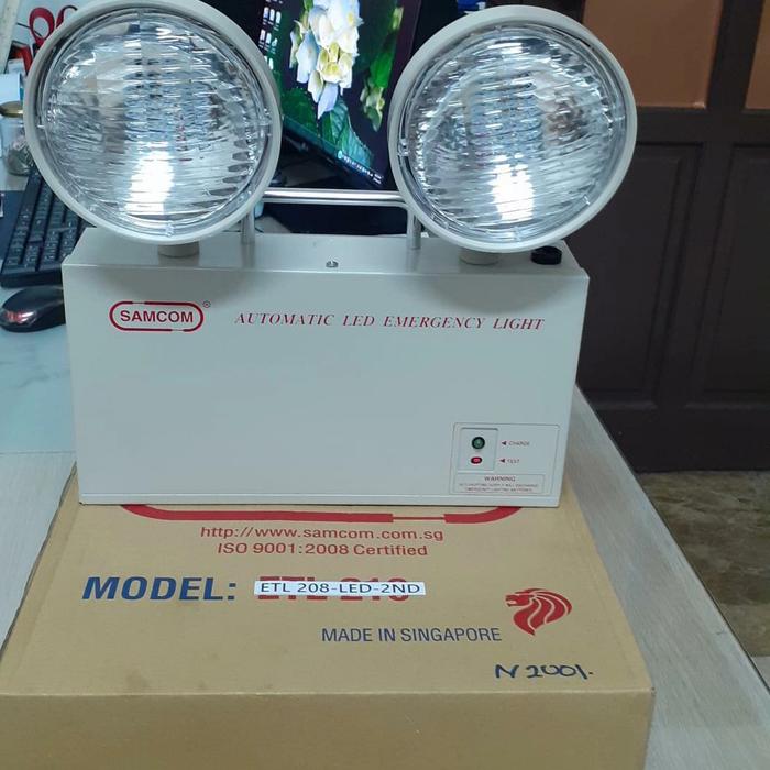 Jual Emergency light Samcom ETL 208LED 2ND - Kota Gorontalo - Felixindo ...