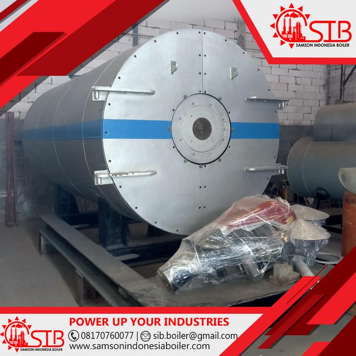 Jual STEAM BOILER SECOND 3000 KG/JAM + TUNGKU BARU BIOMASS BATU BARA ...