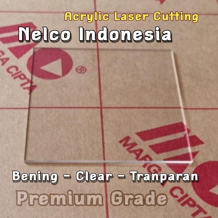Jual Acrylic Akrilik Bening Custom Laser Cuting Margacipta Transparan ...