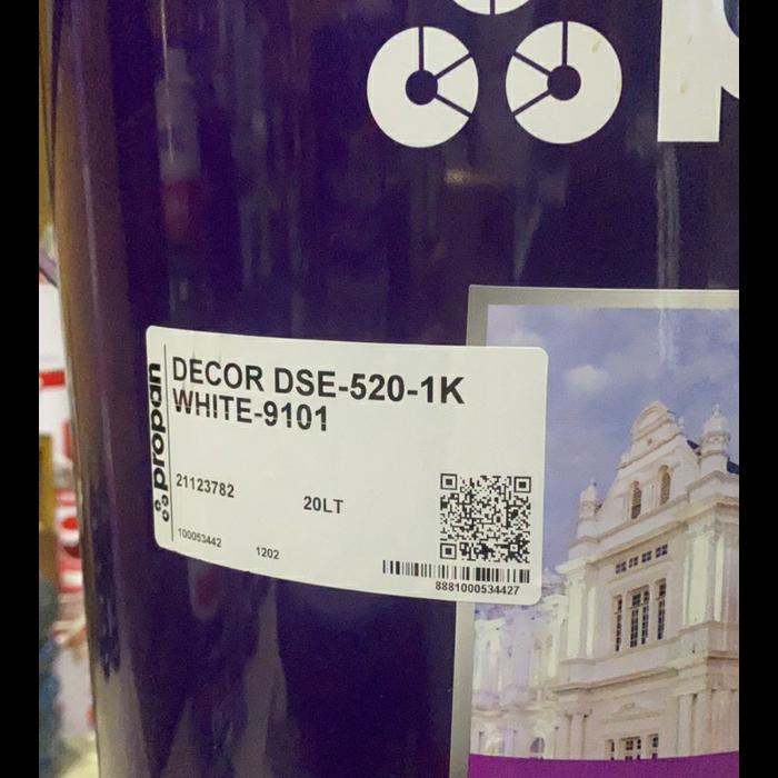 Jual Cat tembok propan Decor silicate paint DSE-520-1K white 9101 pail ...