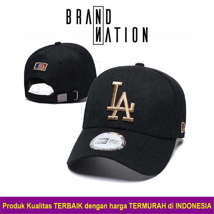 Jual Topi Baseball LA Los Angeles BLACK GOLD 9FORTY MLB Cap - Jakarta ...