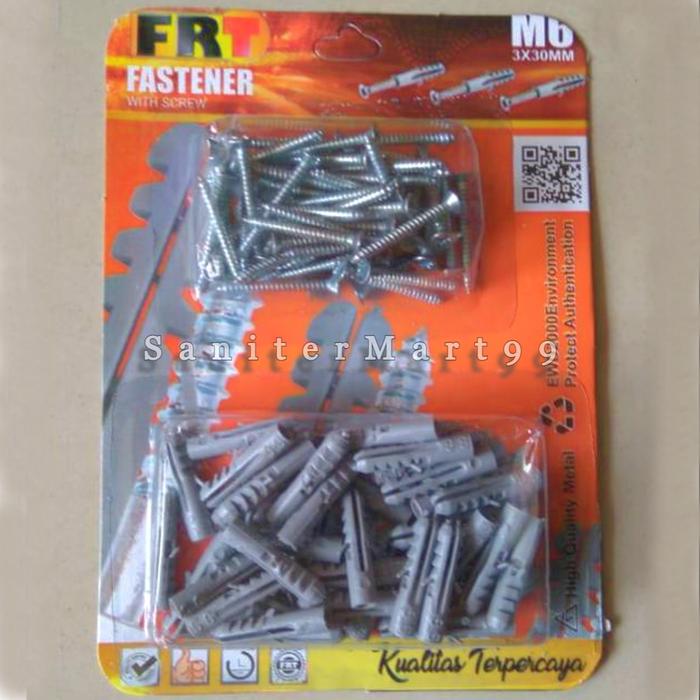 Jual FRT FASTENER SCREW FISHER SEKRUP BAUT M6 M8 M10 M12 - M10 ...