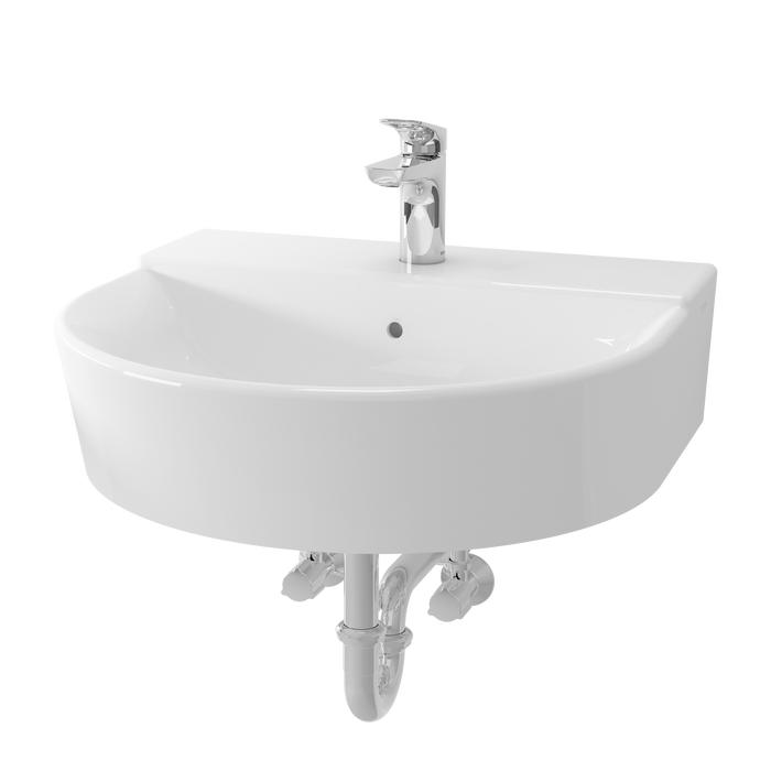 Promo TOTO Wall Hung Lavatory 1 Tap Hole / Wastafel LW897CJ - COMPLETE ...