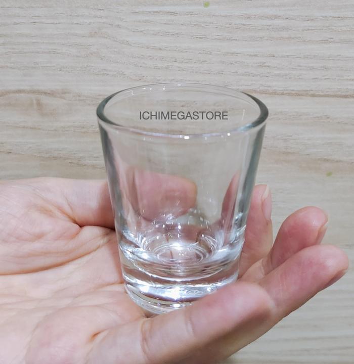 Jual Gelas Sloki Kaca Shot Glass Gelas Cocktail Dessert Gelas Mini 40 ...