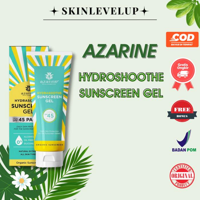 Jual AZARINE Hydrasoothe Sunscreen Gel SPF45 ++ 50ML Full Size Azarin ...