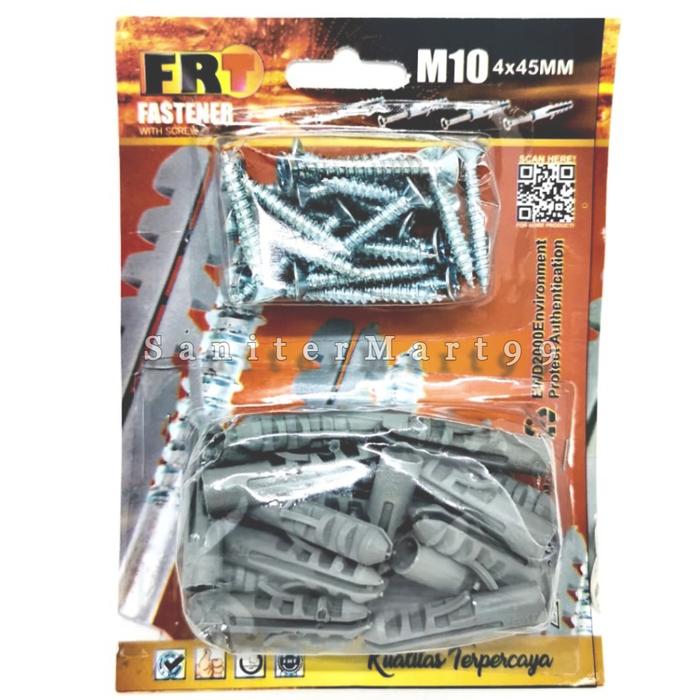 Jual FRT FASTENER SCREW FISHER SEKRUP BAUT M6 M8 M10 M12 - M10 ...