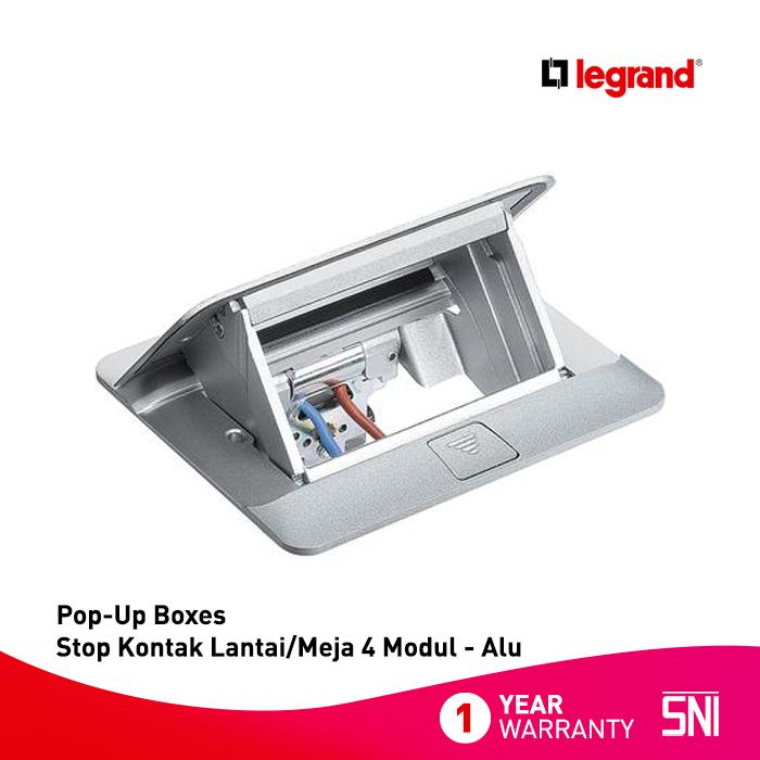 Promo Legrand Pop Up Box 4 Modul - Alumunium Cicil 0% 3x - - Legrand ...
