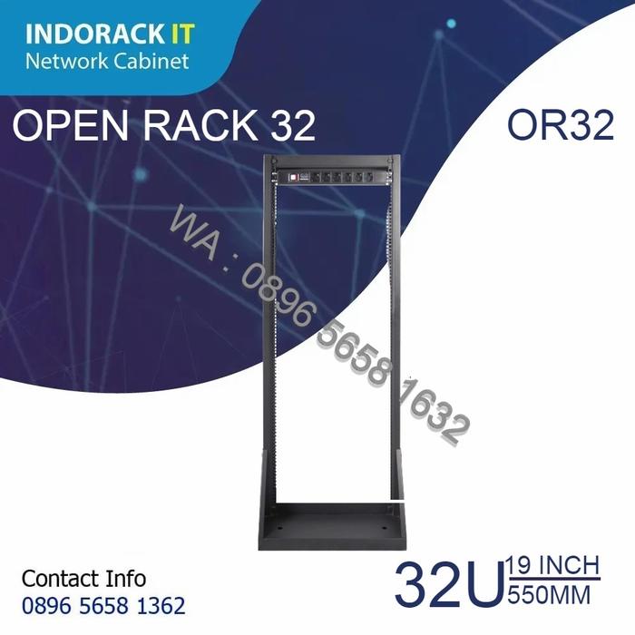 Promo Open Rack INDORACK Rack server 32U OR32 Cicil 0% 3x - Jakarta ...