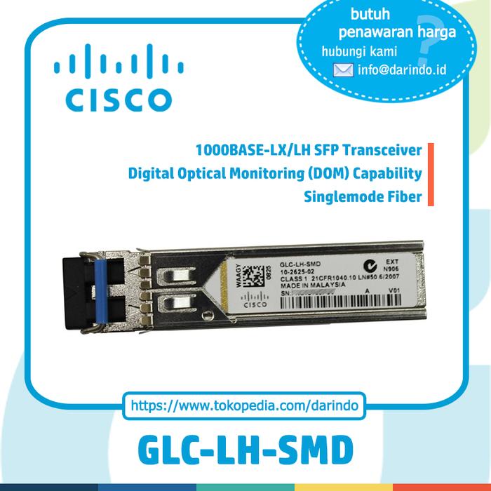 Jual Cisco GLC-LH-SMD, 1000BASE-LX/LH SFP transceiver module - Jakarta ...