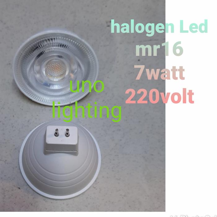 Jual bohlam halogen led mr16 natural white 4000k 7watt 7w 7 watt ...